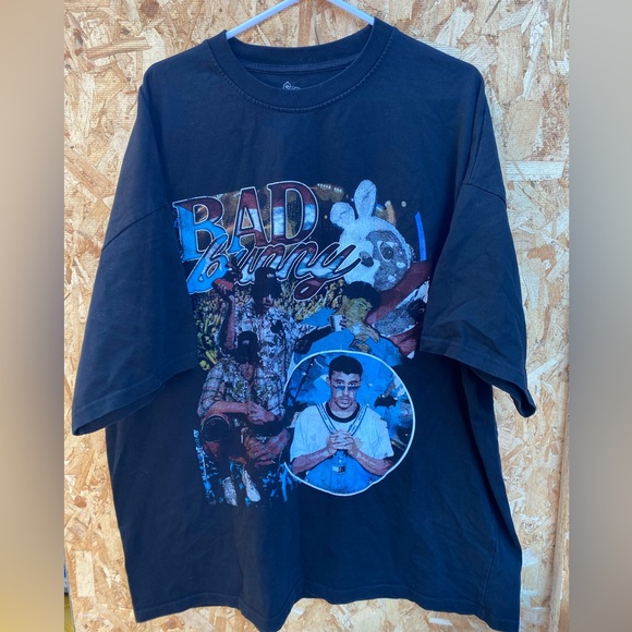 sergio calabasas | Shirts | Sergio Calabasas Bad Bunny Mens Shirt Short ...